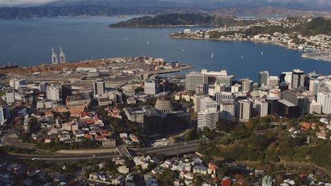 Downtown Wellington in the afternoon